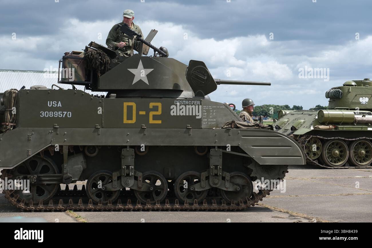 M3 Stuarts were the first American-crewed tanks in World War II to ...