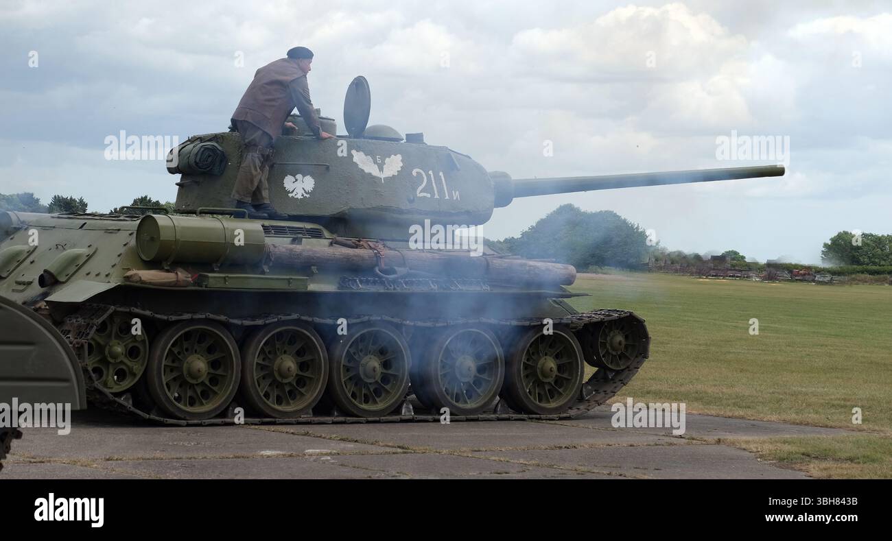 An enormous number of T-34s and T-34-85s were produced; the Soviets ...