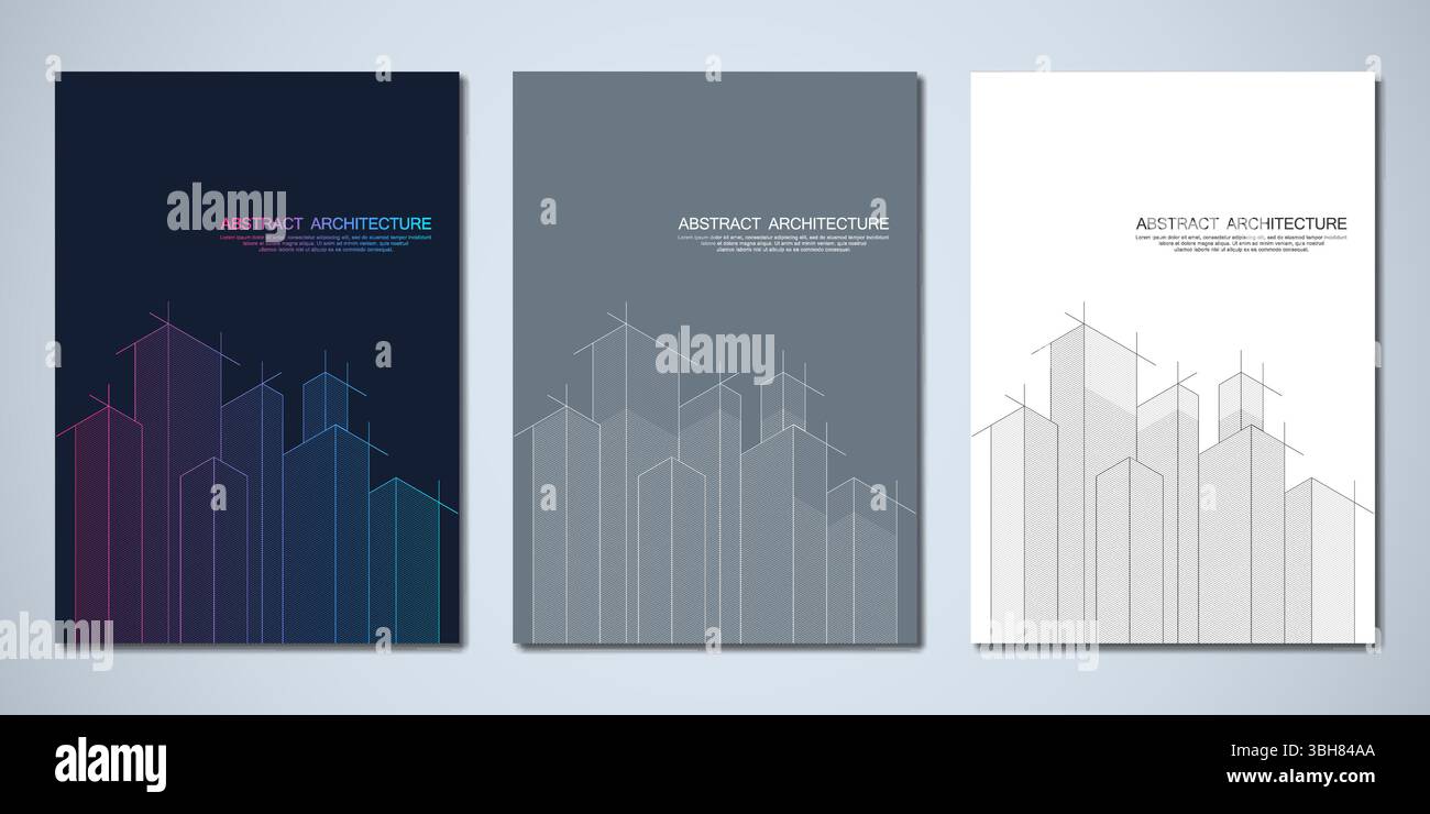 Architectural drawing with building construction for the book cover ...