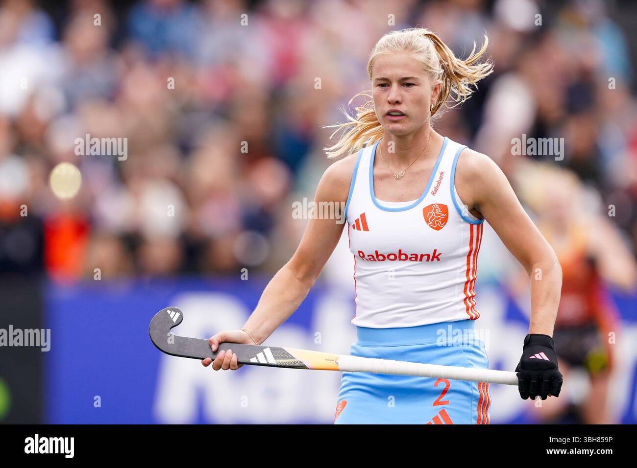 AMSTERDAM, NETHERLANDS - JUNE 8: Luna Fokke of The Netherlands looks on ...