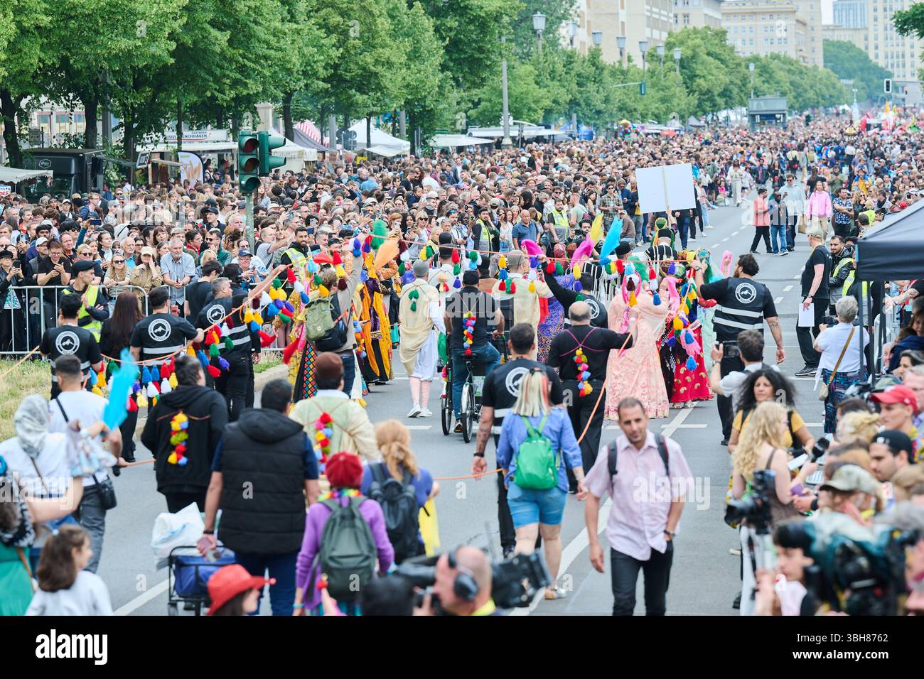 Berlin, Germany. 08th June, 2025. Spectators have gathered for the ...