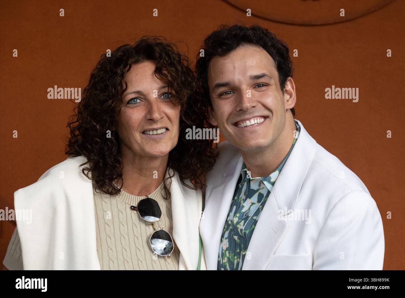 Paris, France. 11th Feb, 2025. Stephanie Curin, Theo Curin at Village ...