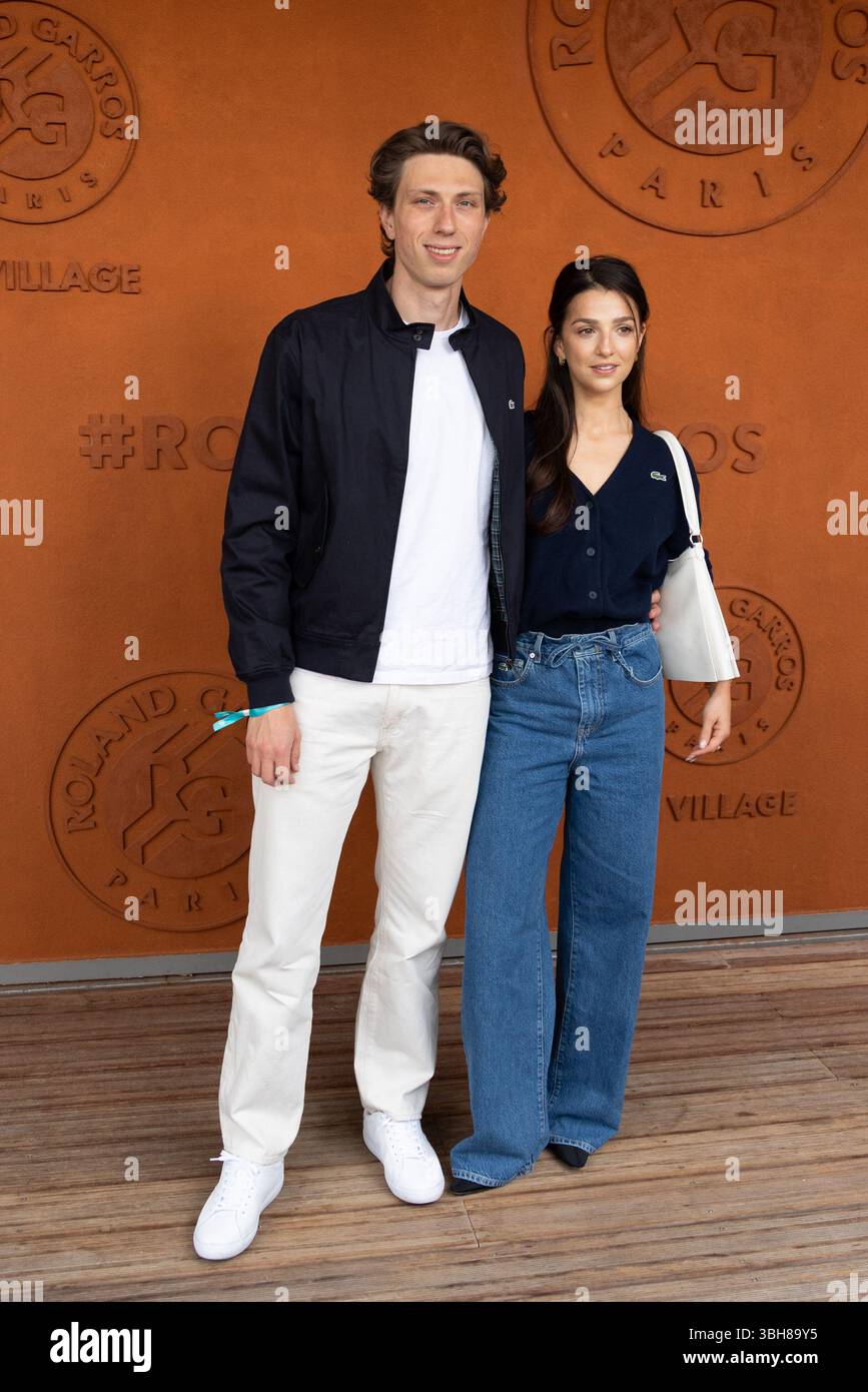 Jamie Bogyo, Marisa Abela at Village for Men's Final during the 2025 ...