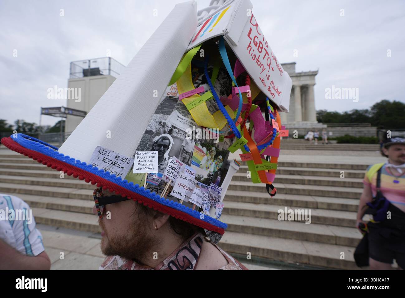 Tyler Cargill attends the World Pride Rally and March at the Lincoln ...