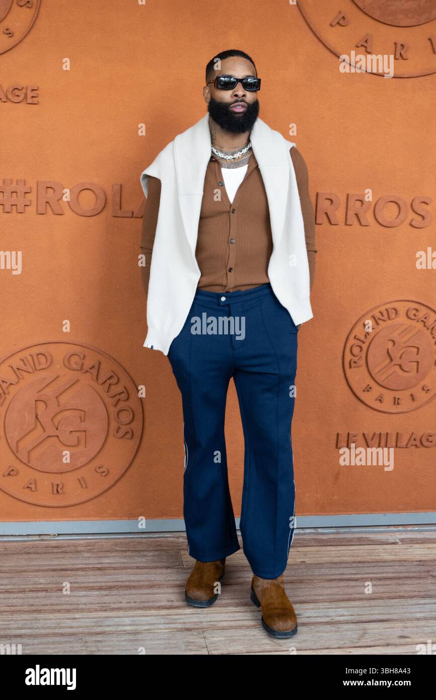 Odell Beckham Jr. at Village for Men's Final during the 2025 French ...