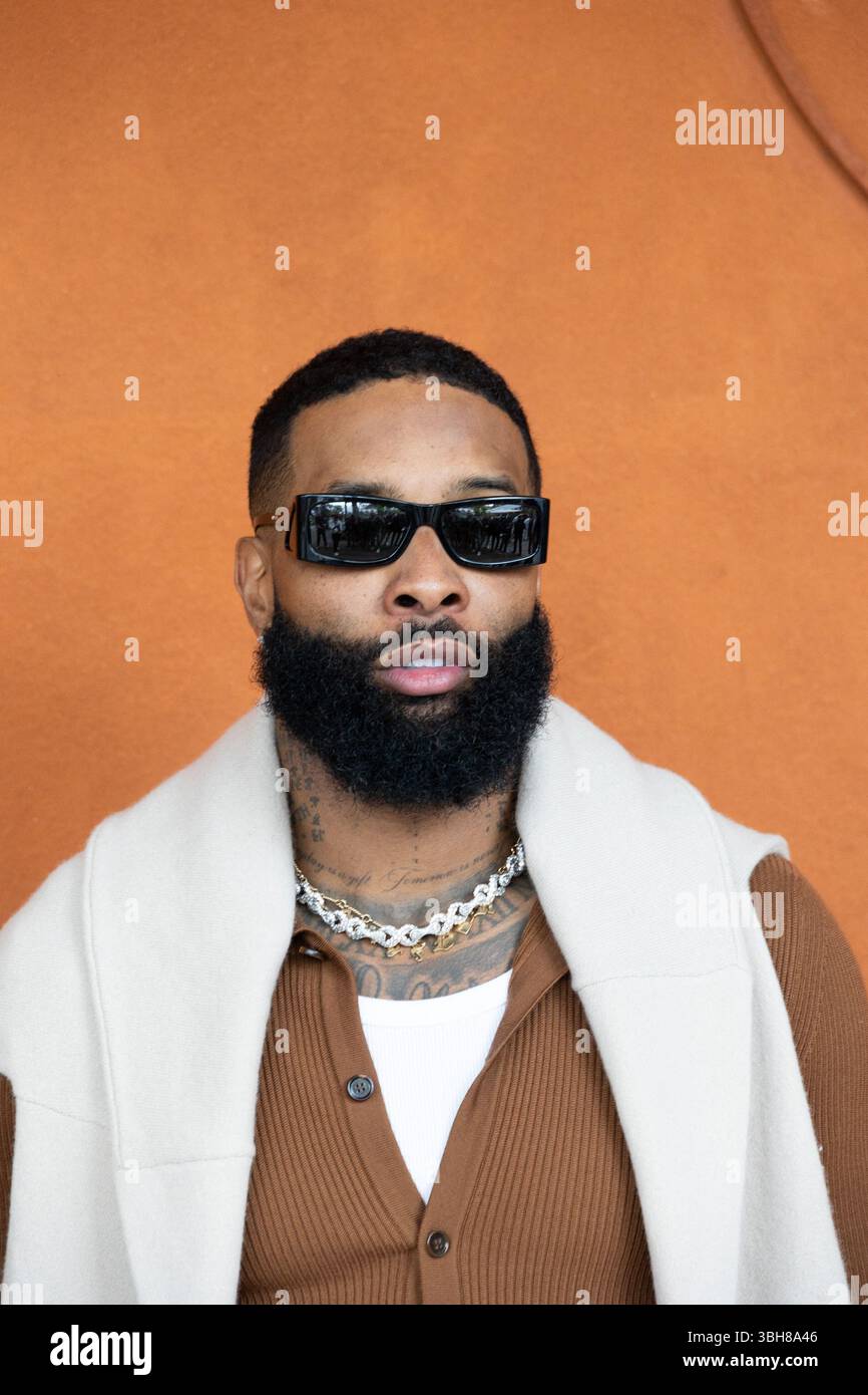 Odell Beckham Jr. at Village for Men's Final during the 2025 French ...
