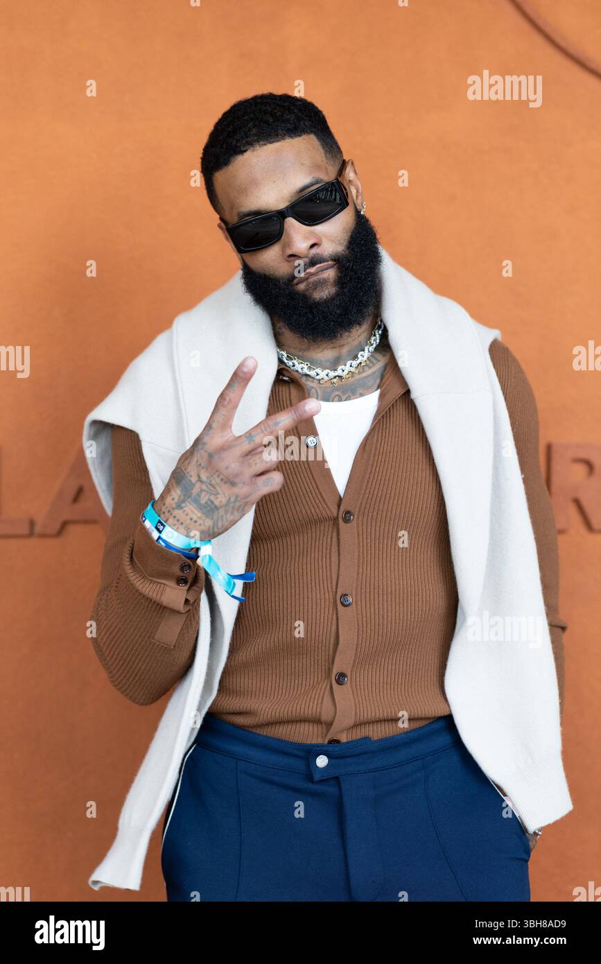 Paris, France. 11th Feb, 2025. Odell Beckham Jr. at Village for Men's ...