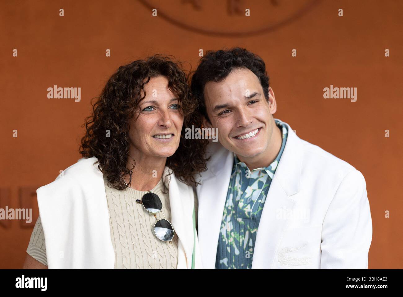 Paris, France. 11th Feb, 2025. Stephanie Curin, Theo Curin at Village ...