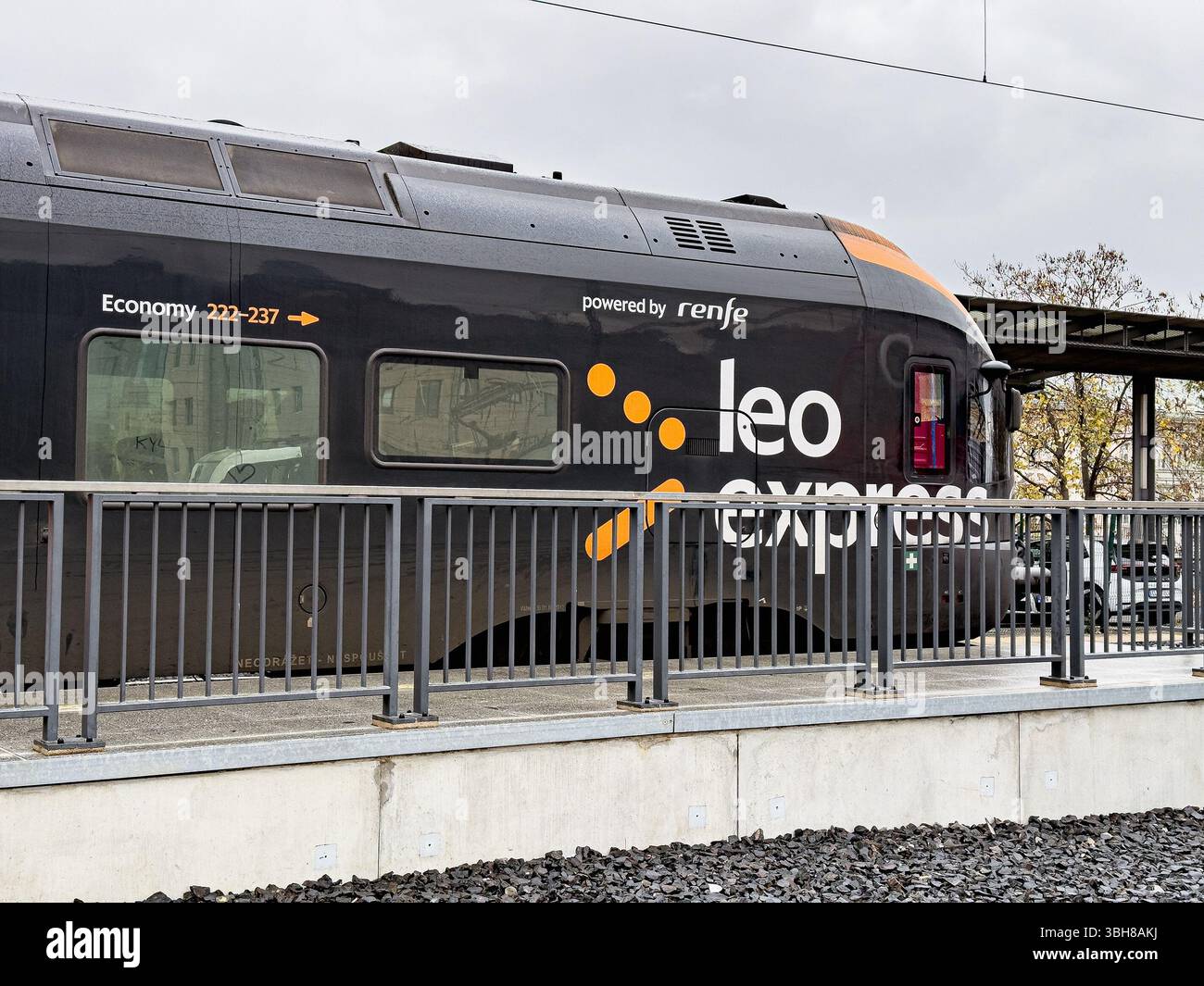 PRAGUE, CZECH REPUBLIC - NOVEMBER 2, 2024: Leo Express Stadler Flirt ...