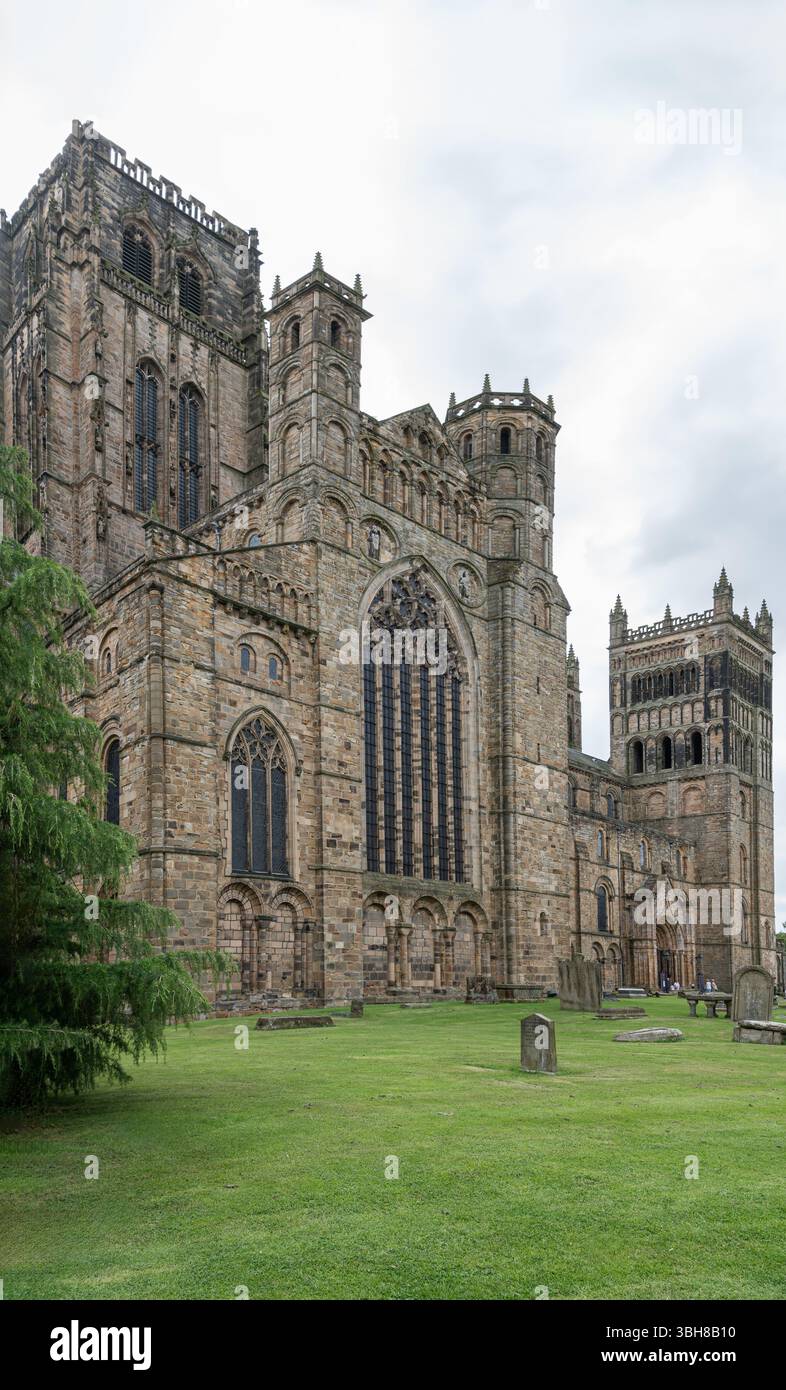 Graveyard in front of Durham Cathedral , County Durham, England Stock ...