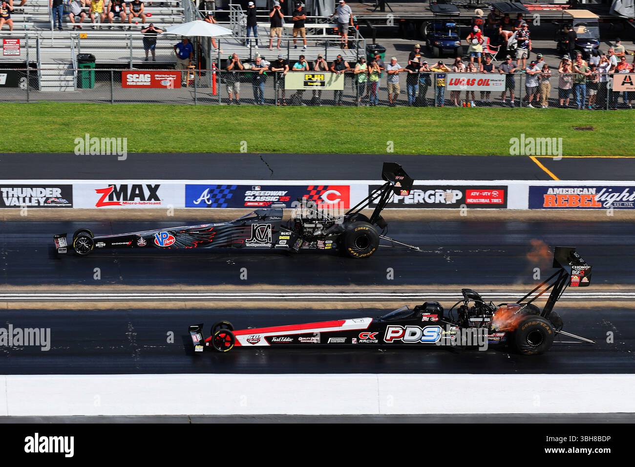 BRISTOL, TN - JUNE 07: Ida Zetterstrom, JCM Racing Top Fuel Dragster ...