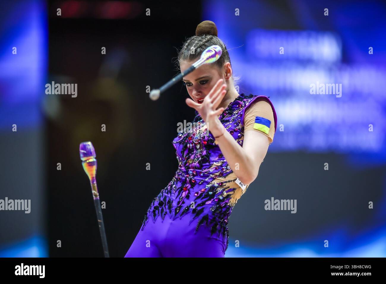 Taisiia Onofriichuk (Ukraine) at apparatus finals; 41st European ...