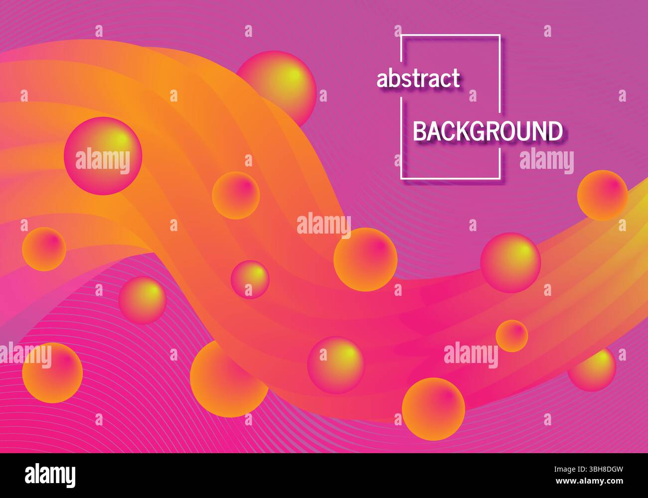 Trendy geometric background with abstract wave liquid shape. Beautiful ...