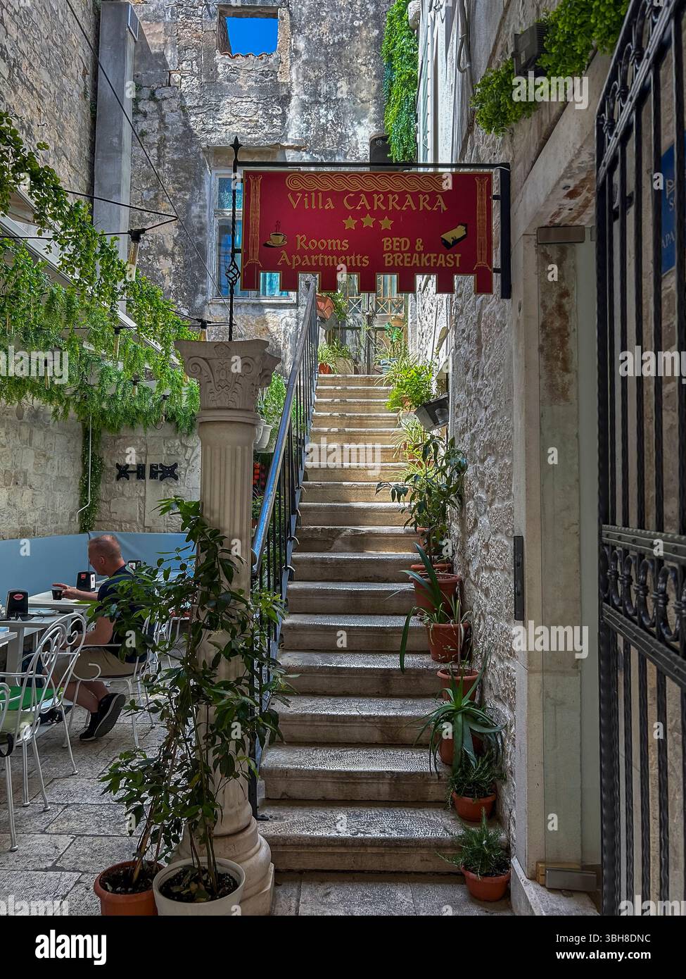 Trogir, Split, Croatia, Scenic View, Old Town Center, Historic District ...