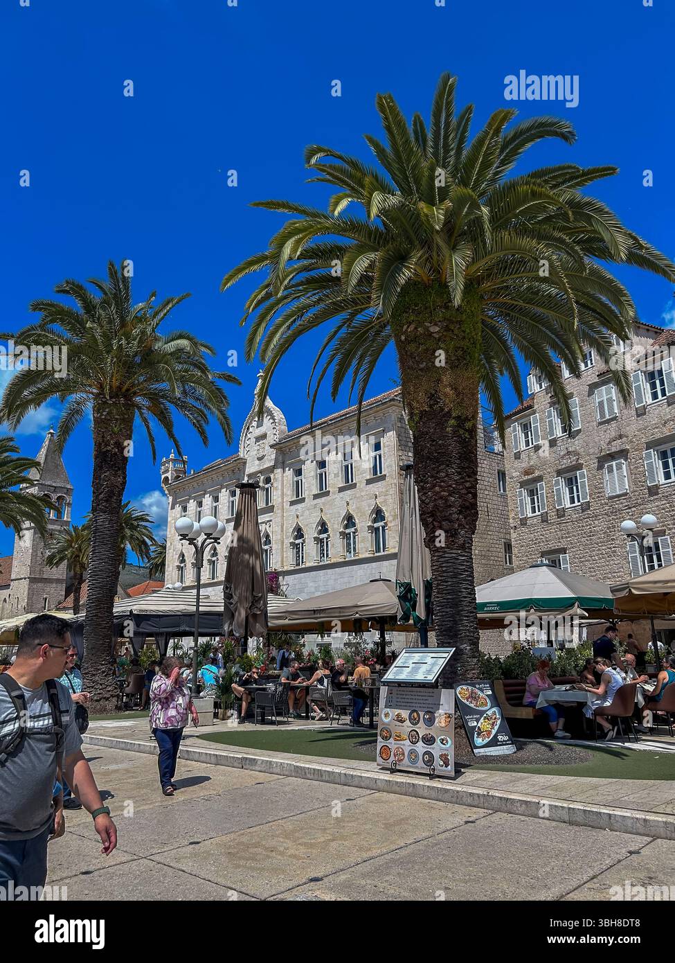 Trogir, Split, Croatia, Scenic View, Old Town Center, Historic District ...