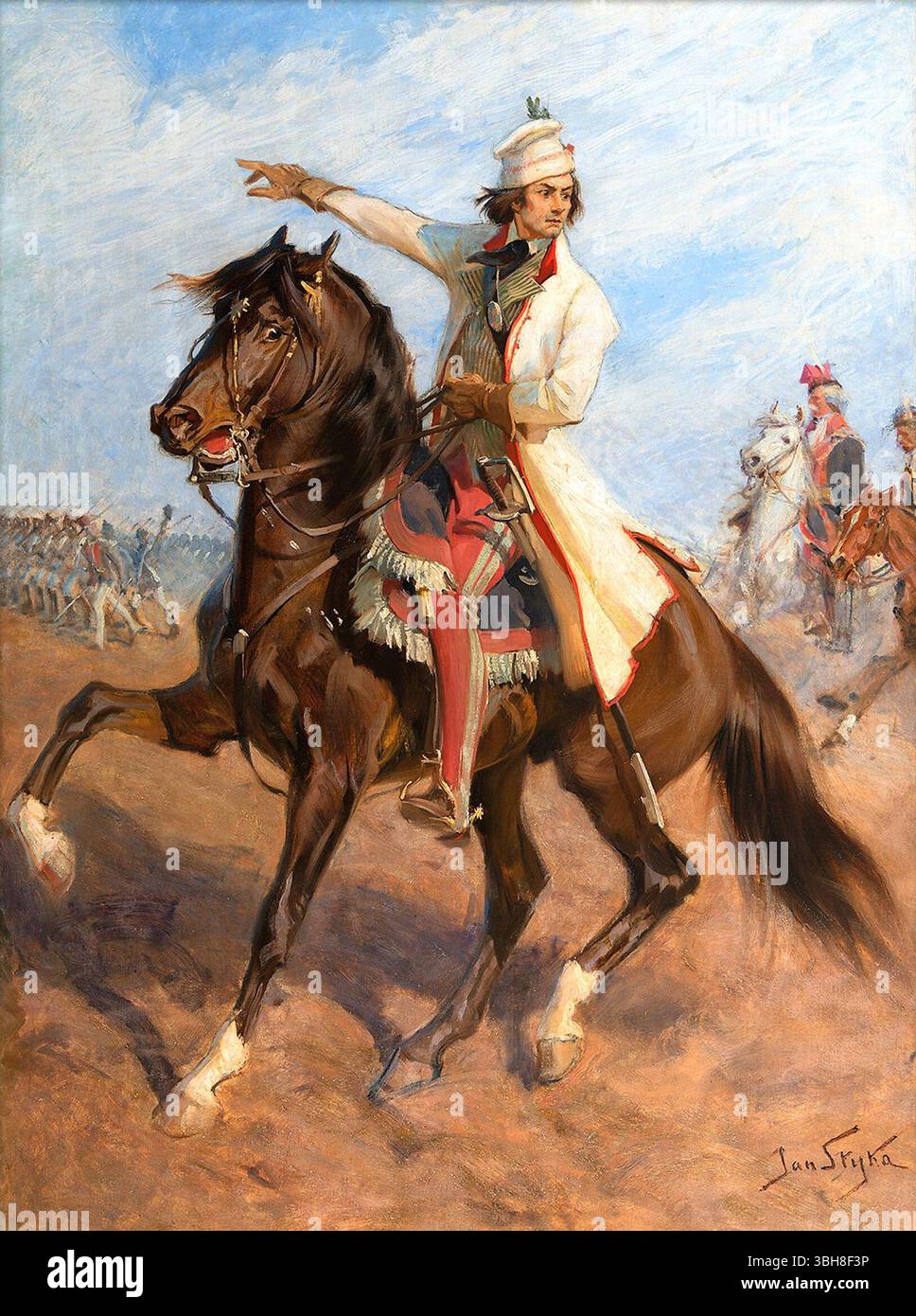 Portrait of Polish Independence Hero, Tadeusz Kościuszko at Racławice ...