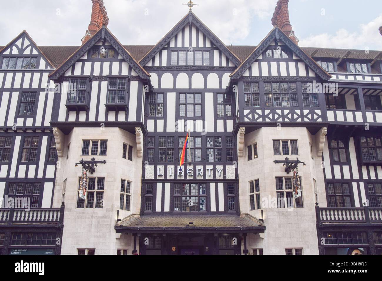 London, UK. 8th June 2025. Exterior view of Liberty department store ...