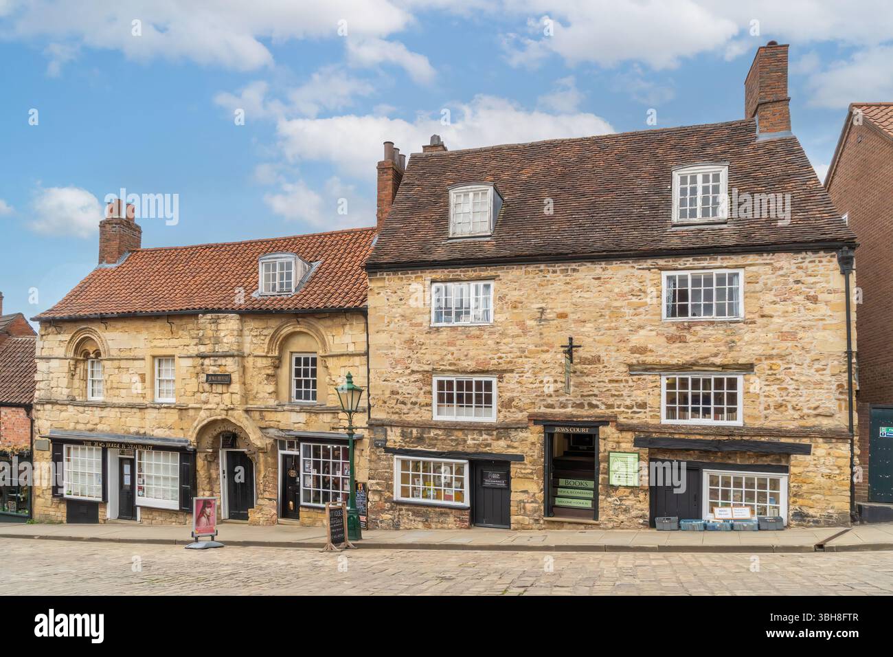 The Jews House in Lincoln Stock Photo - Alamy