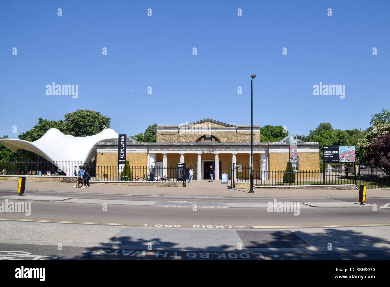 London, UK. 11th May 2025. Exterior view of Serpentine Gallery in ...