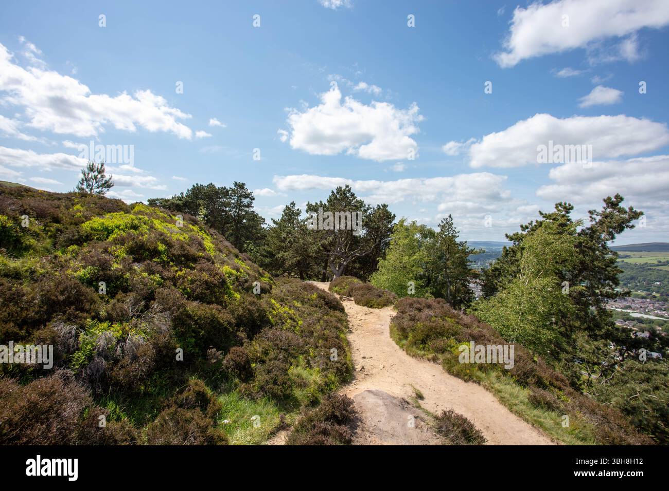 Ilkley Moor, Ilkley on The Yorkshire Moors Stock Photo - Alamy