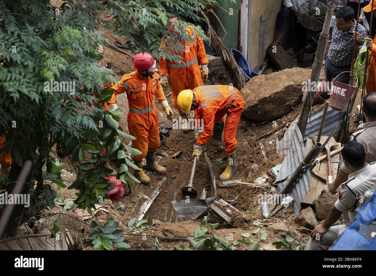 Rescue operations by the National Disaster Response Force (NDRF) and ...