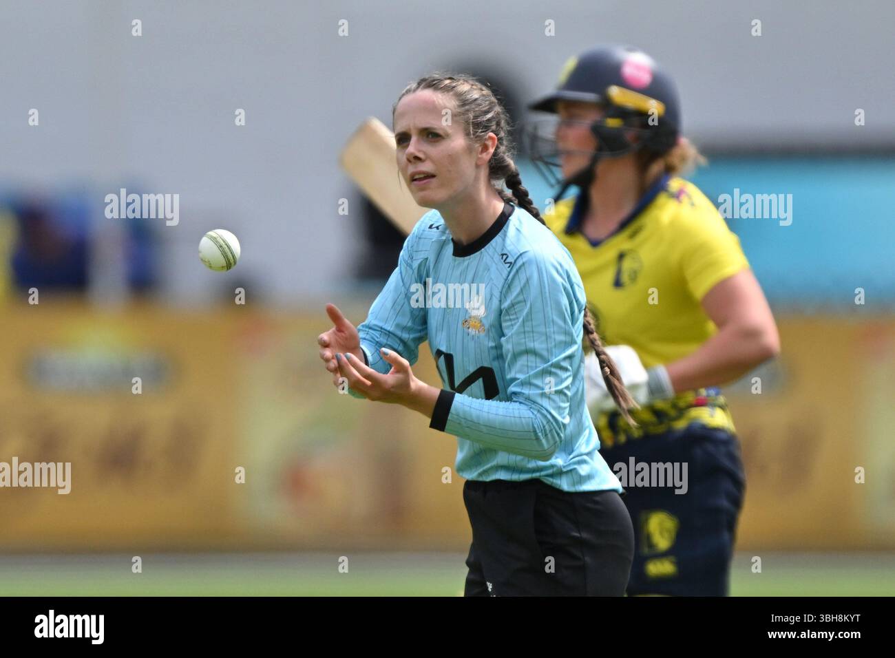 London, England 8th June, 2025 Danielle Gregory of Surrey Women during ...