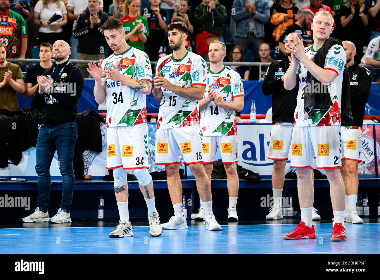 08 June 2025, Baden-Württemberg, Bietigheim-Bissingen: Handball ...
