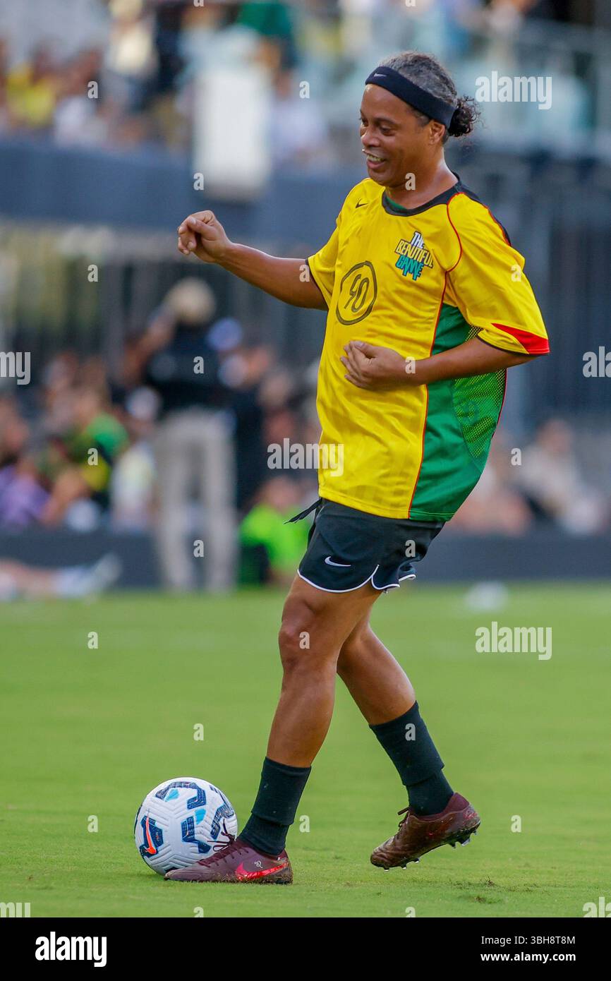 FT. LAUDERDALE, FL - JUNE 07: Brazilian forward Ronaldinho (10) in ...