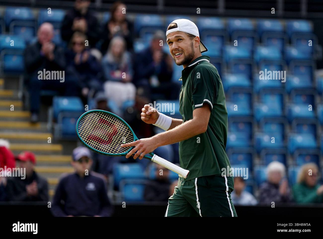 Otto Virtanen celebrates winning the Men's Final on day seven of the ...