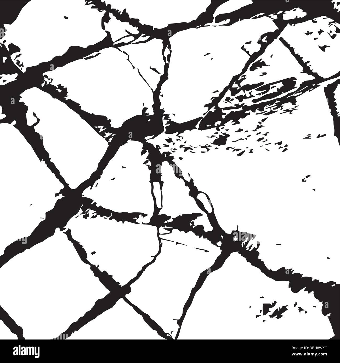 Broken glass stone old Stock Vector Images - Alamy