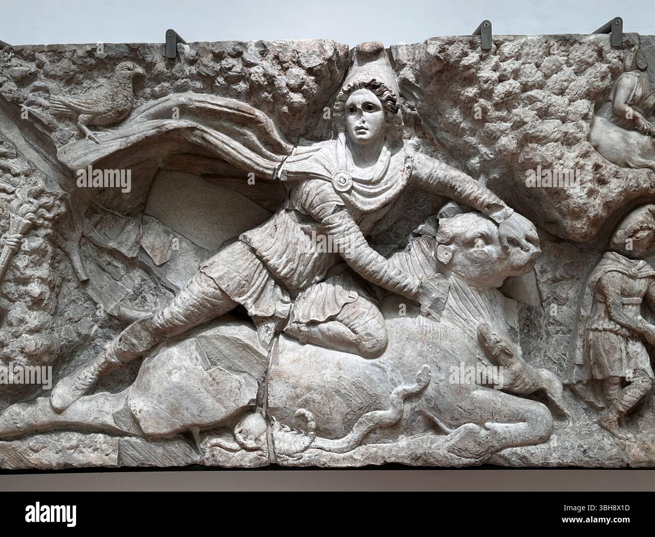 Ancient Rome, Museo Nazionale Romano, - Mithras God slaying a bull 2nd ...