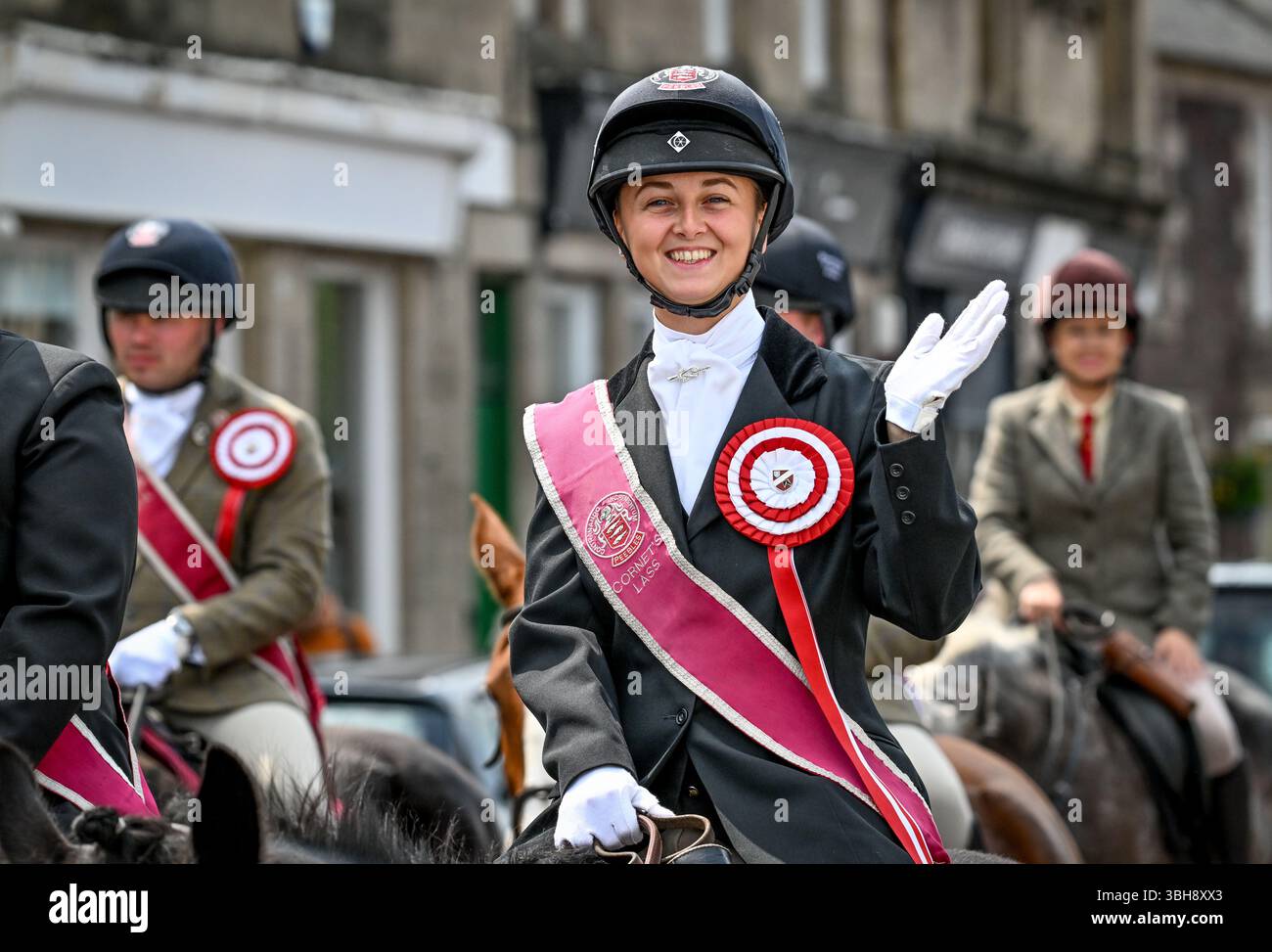 Riding of the Marches, Biggar, 8th June 2025. Peebles Principals ...