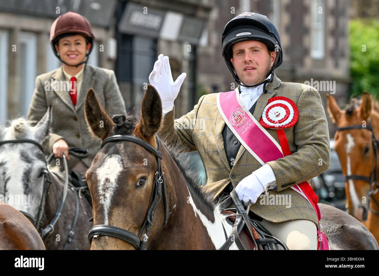 Riding of the Marches, Biggar, 8th June 2025. Peebles Principals ...