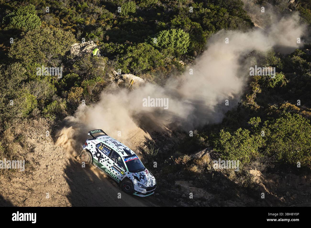 44 Robert VIRVES, Jakko VIILO, Skoda Fabia RS Rally2, action during the ...