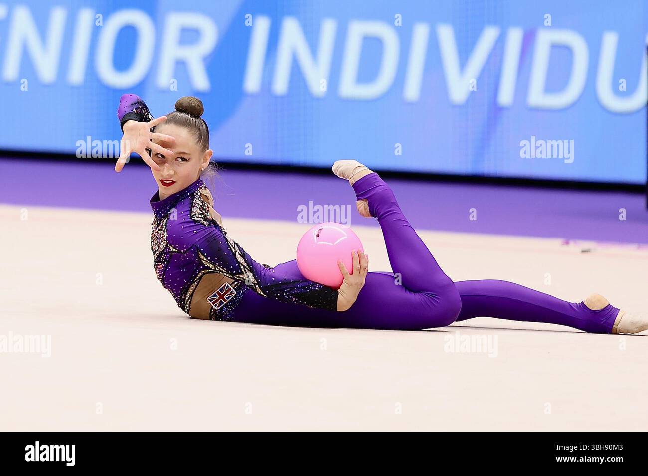 Marfa Ekimova (Great Britain), All-around final during the 2025 ...