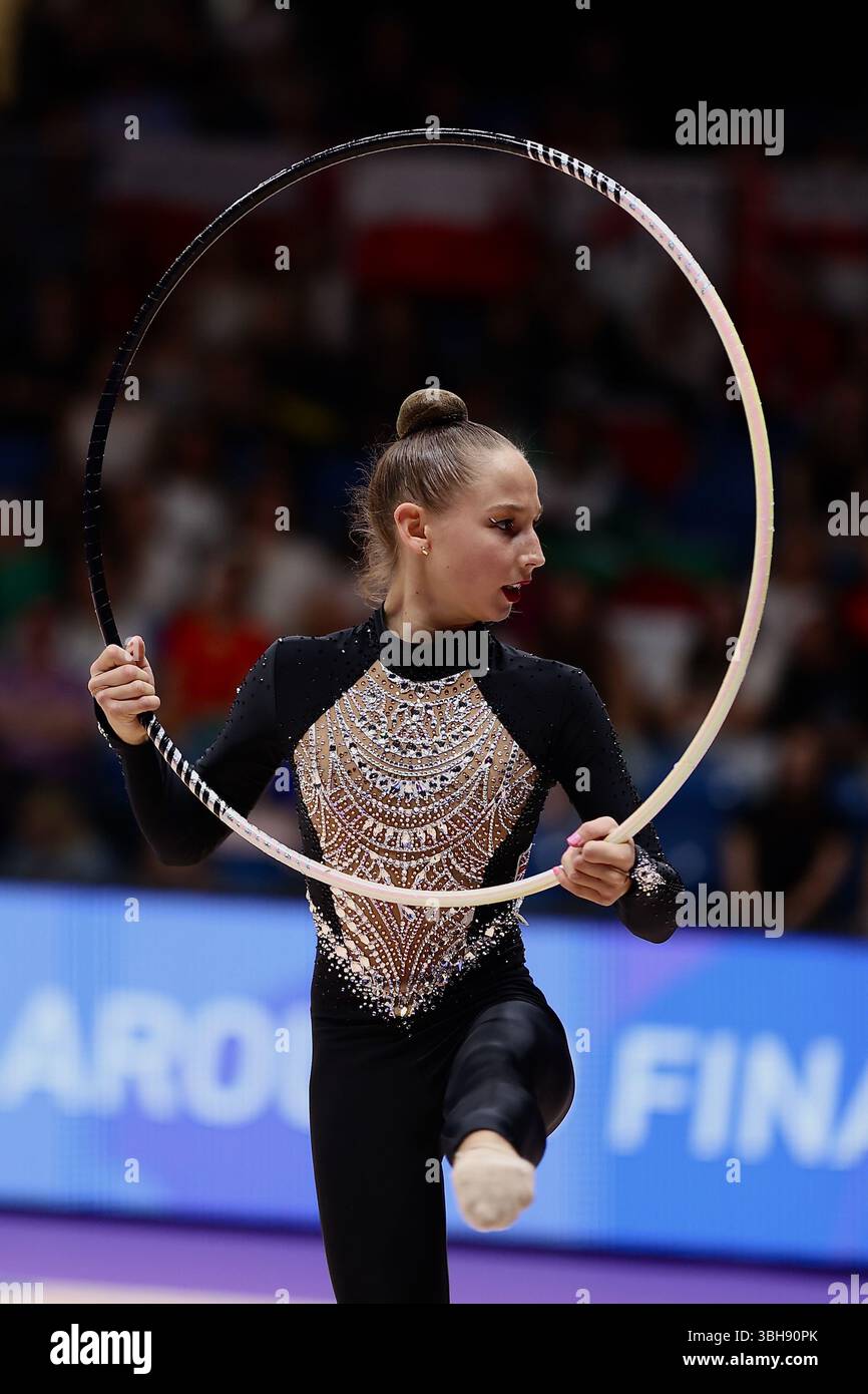 Marfa Ekimova (Great Britain), All-around final during the 2025 ...