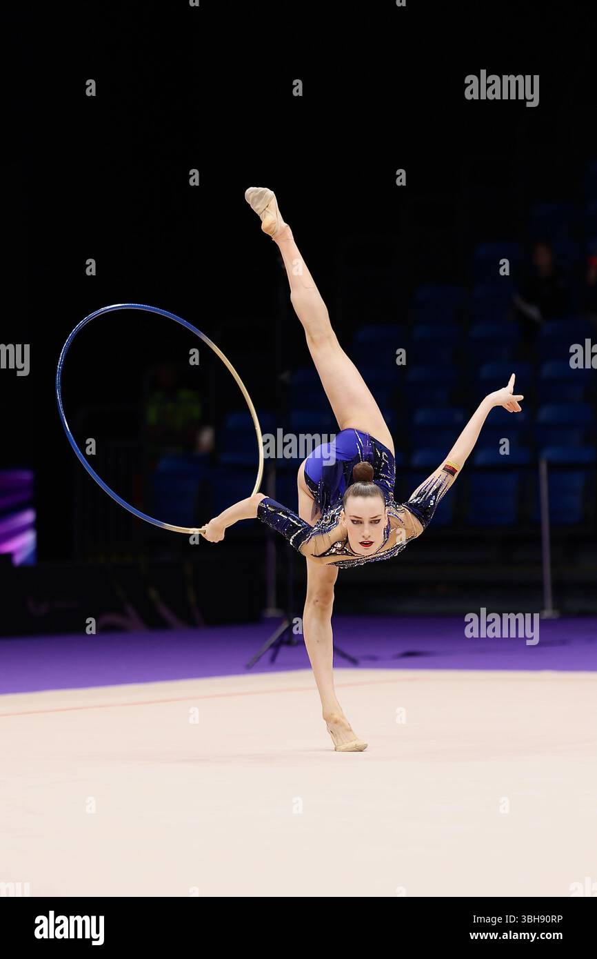 Darja Varfolomeev (Germany), All-around final during the 2025 Rhythmic ...