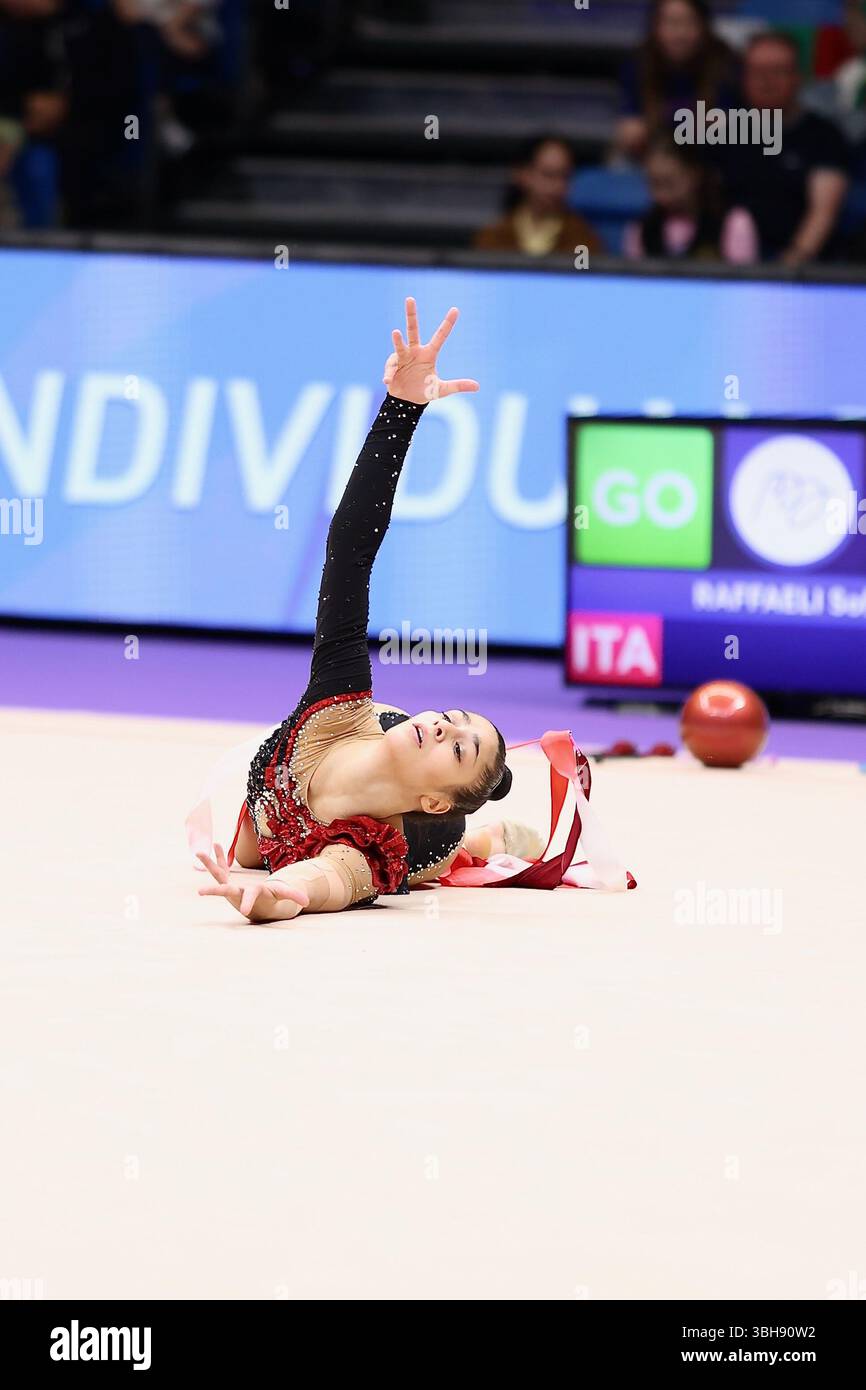 Sofia Raffaeli (Italy), All-around final during the 2025 Rhythmic ...