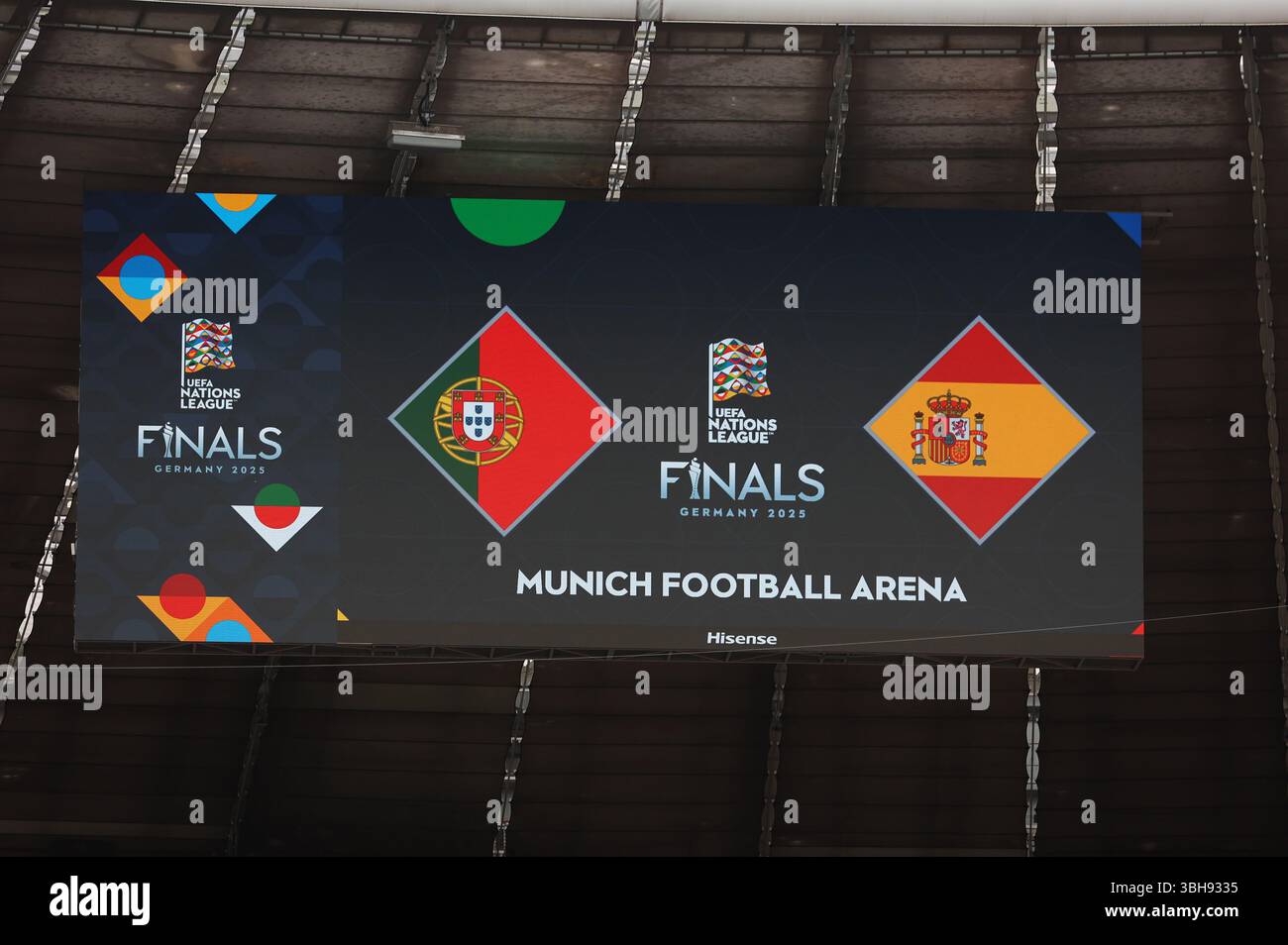 Fussball, Herren, Saison 2024/2025, Portugal - Spanien, UEFA Nations League, Finale, Allianz ...