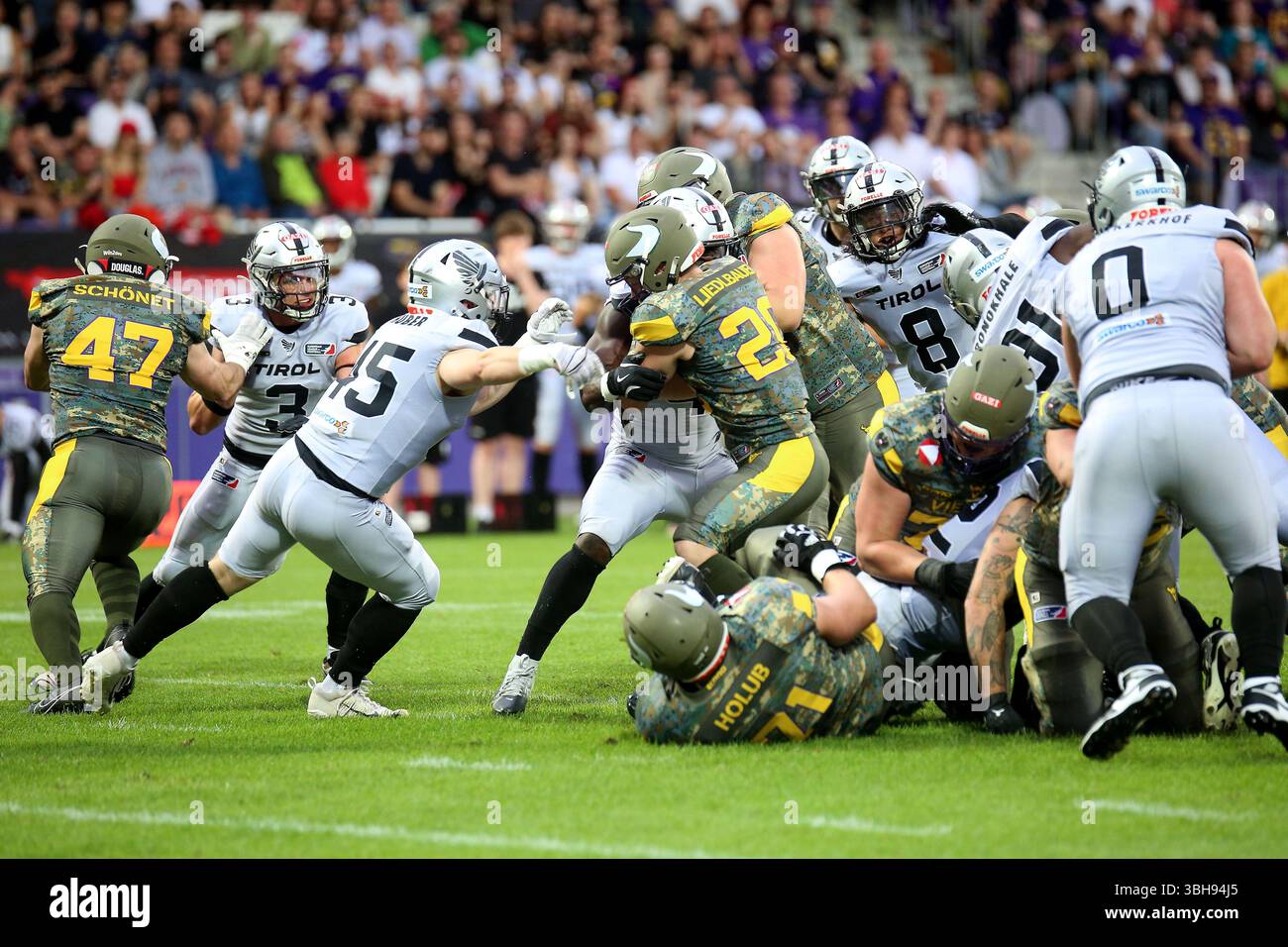 VIENNA, AUSTRIA - JUNE 07: Sebastian Huber ELF Raiders Tirol and ...