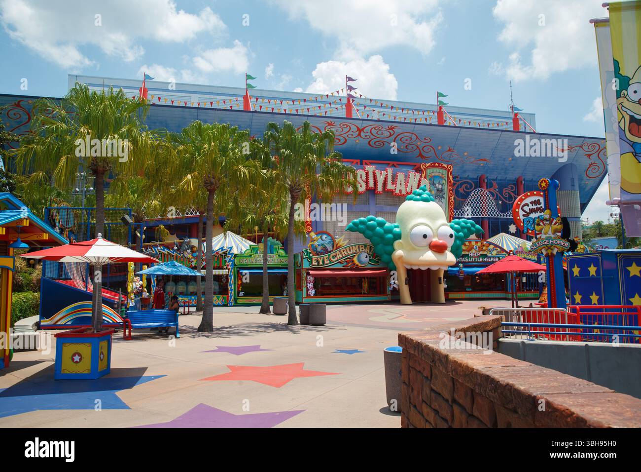 The Simpsons ride, Universal Studios amusement park, Orlando, Florida ...