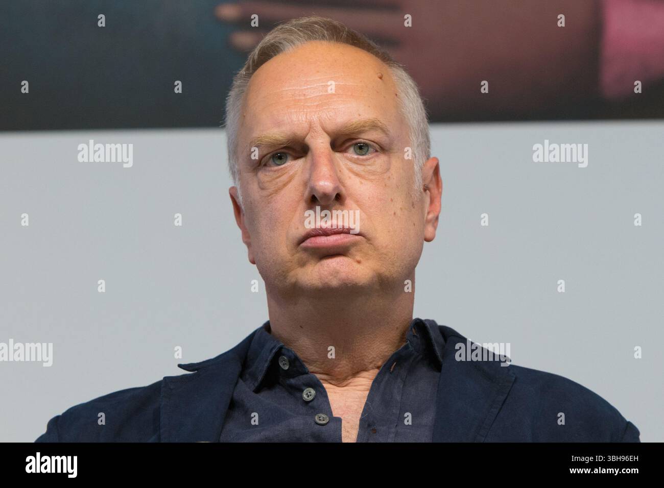 Turin, Italy. 17th May 2025. Italian writer Antonio Scurati is guest of ...