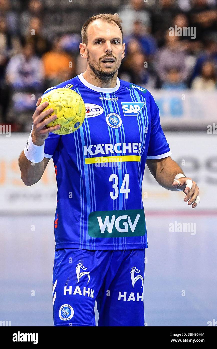 Kai Haefner (Stuttgart#34) ; Stuttgart, 08.06.2025 - 34. Spieltag der Handball-Bundesliga, TVB ...