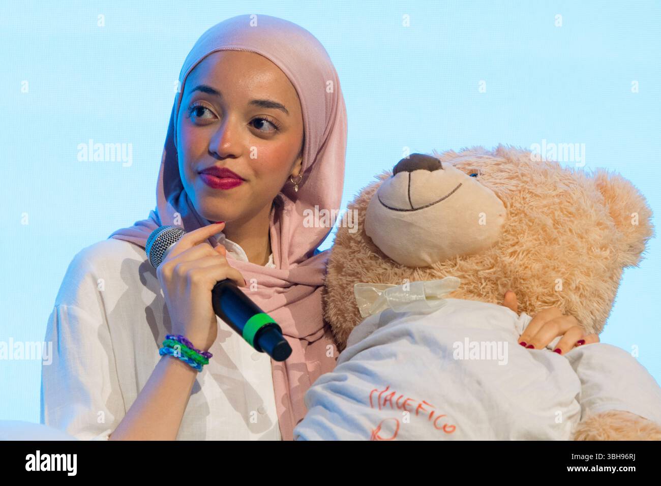 Turin, Italy. 15th May 2025. Romance writer Rokia is guest of 2025 ...