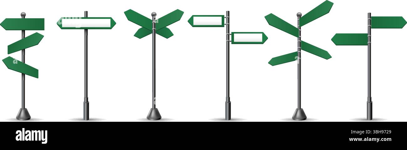 City wayfinding sign Stock Vector Images - Alamy