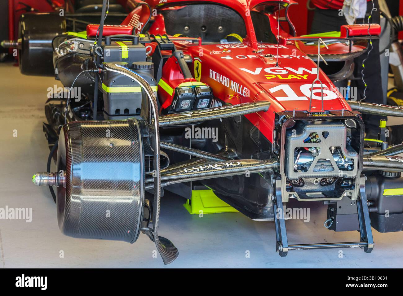 Monaco, May 25th 2025. Formula 1 Tag Heuer Grand Prix de Monaco 2025. Pictured: Front suspension ...