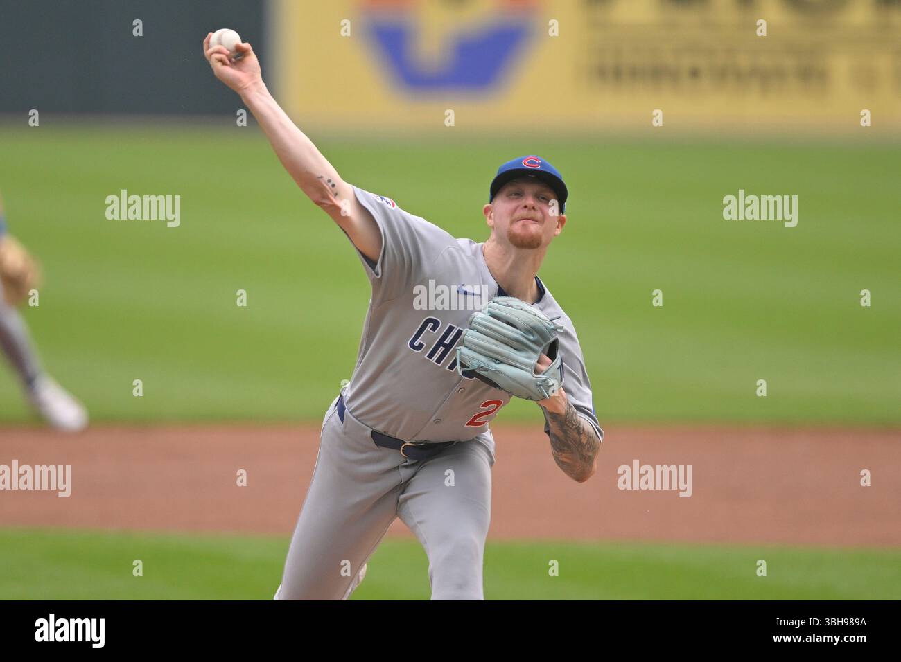 DETROIT, MI - JUNE 08: Chicago Cubs SP Cade Horton (22) on the mound ...