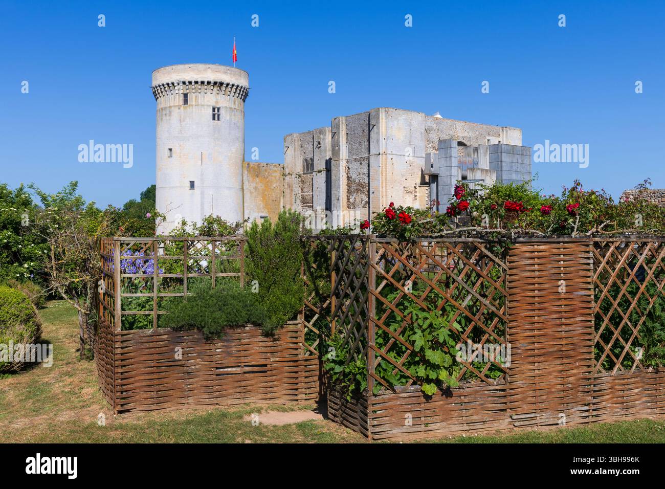 The Chateau de Falaise (12th-13th centuries), former seat of the Dukes ...