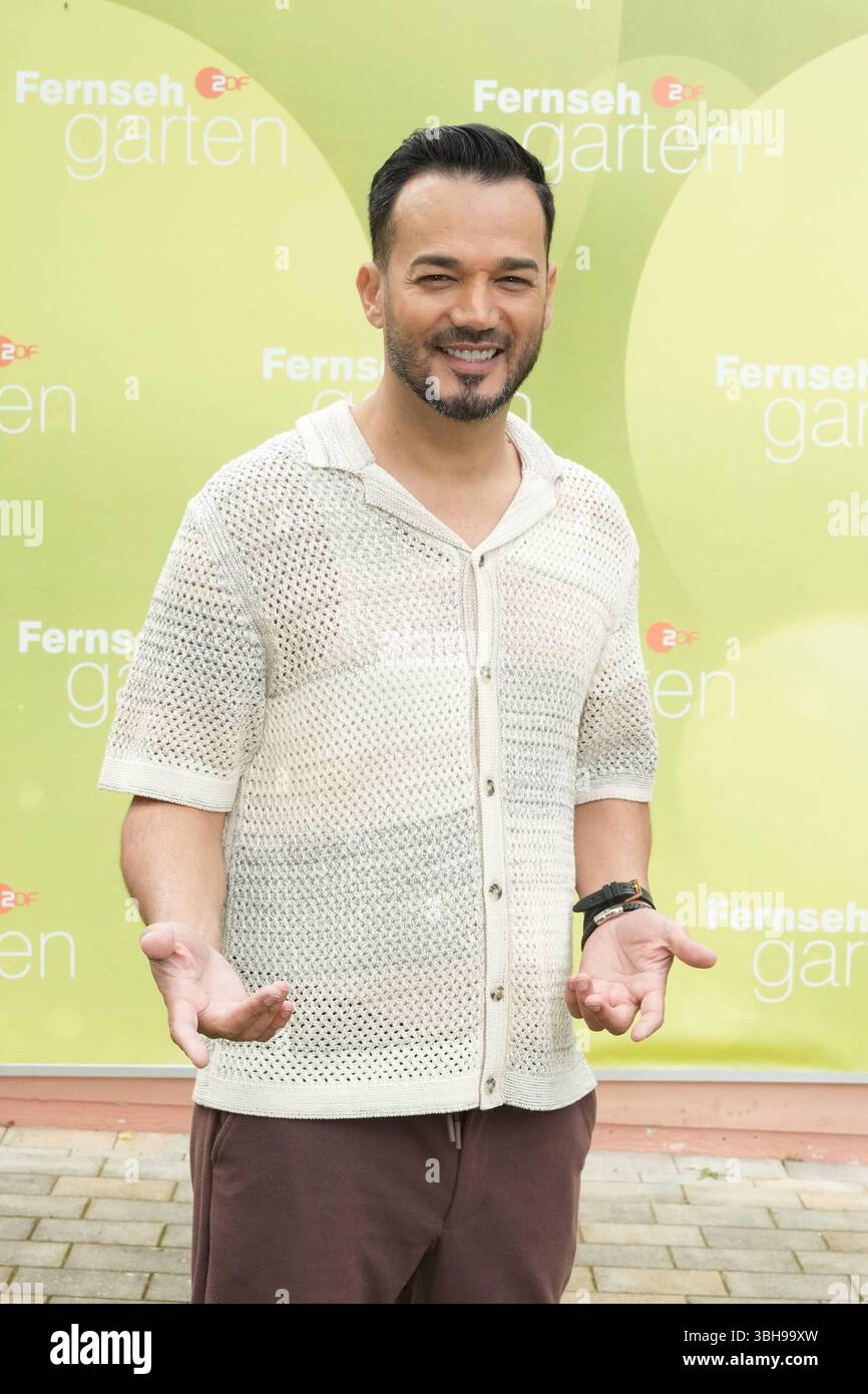 ZDF-Fernsehgarten 2025 Daniel Lopes im ZDF Fernsehgarten am 08.06.2025 in Mainz. Mainz ZDF ...