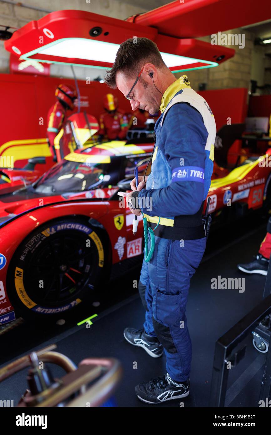 michelin engineer, portrait, Ferrari AF Corse, during the Test Day of ...